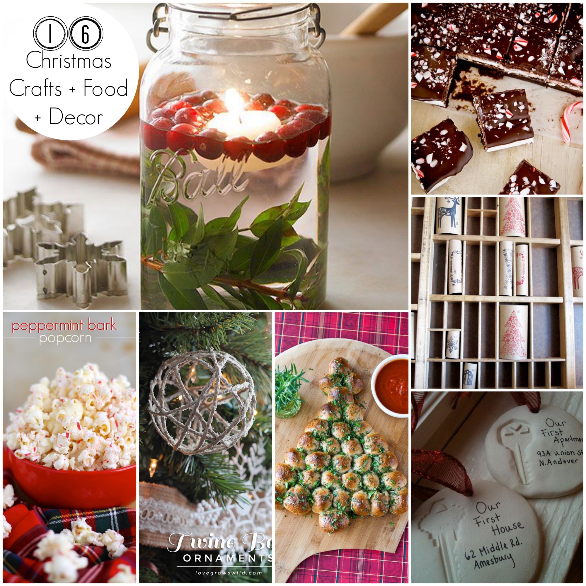 16 Christmas Crafts, Food, and Decorations - Dream Book Design