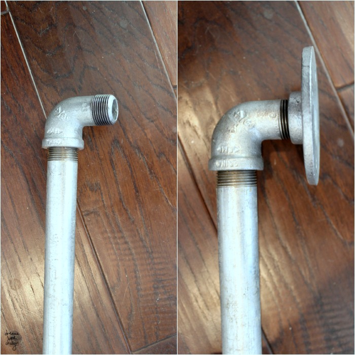 How To DIY An Industrial Pipe Door Handle - Dream Book Design